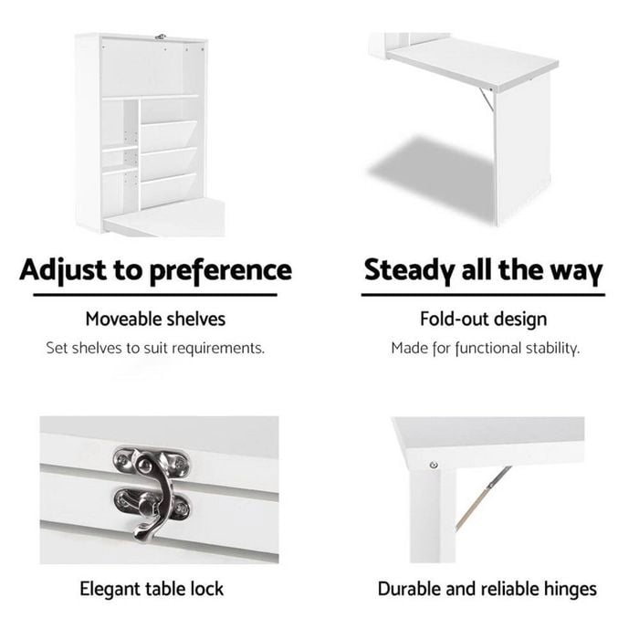 Artiss White Computer Office Desk Bunnings Australia