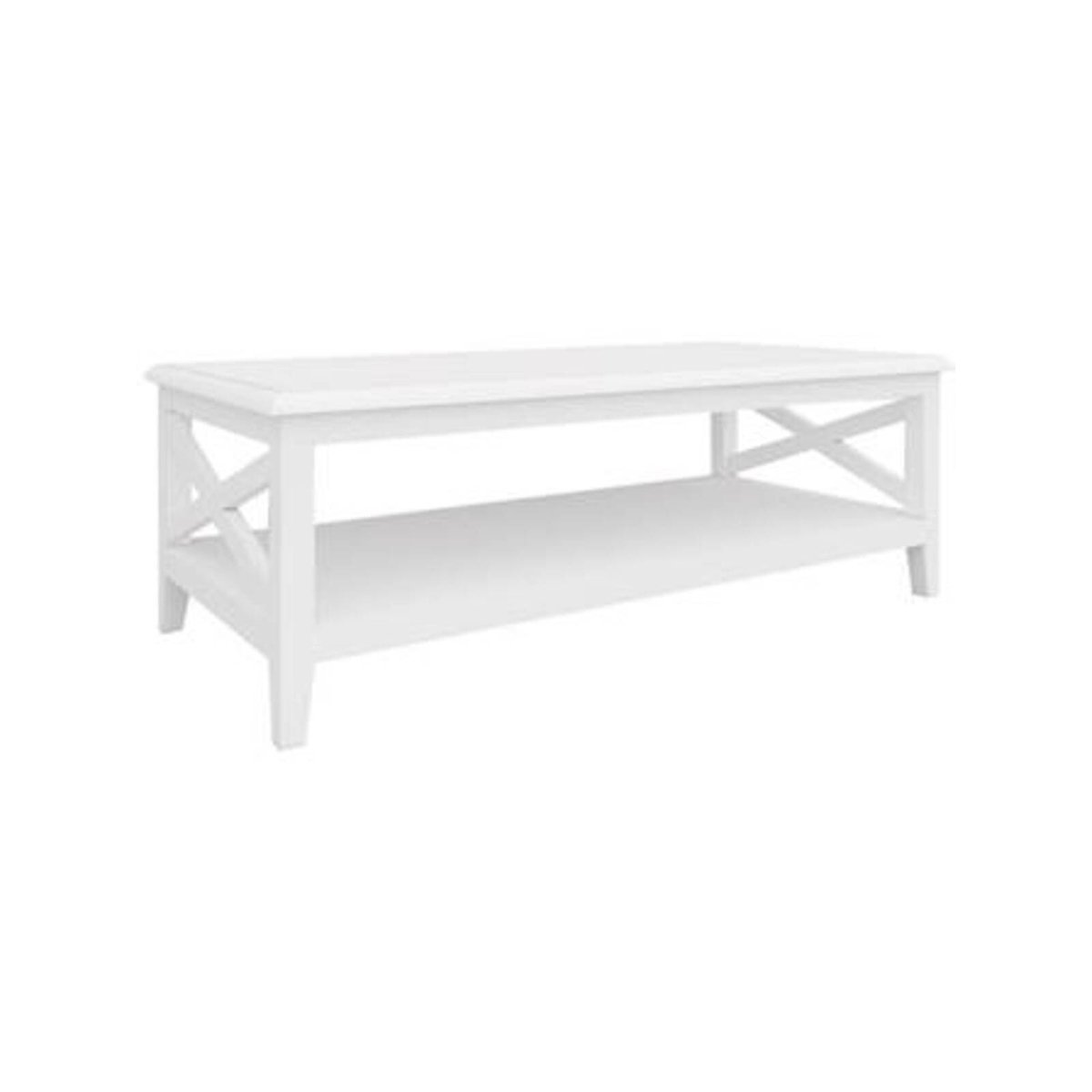 Daisy Coffee Table 120cm Rectangular Solid Acacia Wood Hampton ...