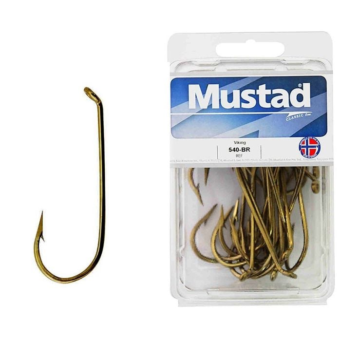 Mustad 540 - Size 7/0 Qty 25 - Viking Bronzed Forged Fishing Hooks ...