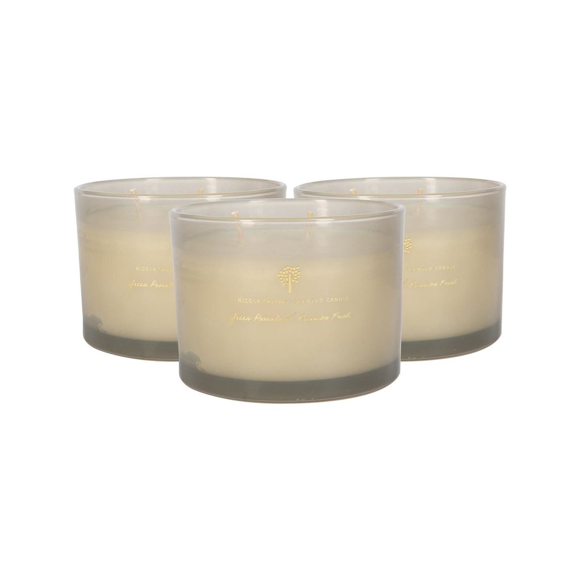 Nicola Spring Scented Soy Wax Candles - 350g - Green Pomelo & Passion ...