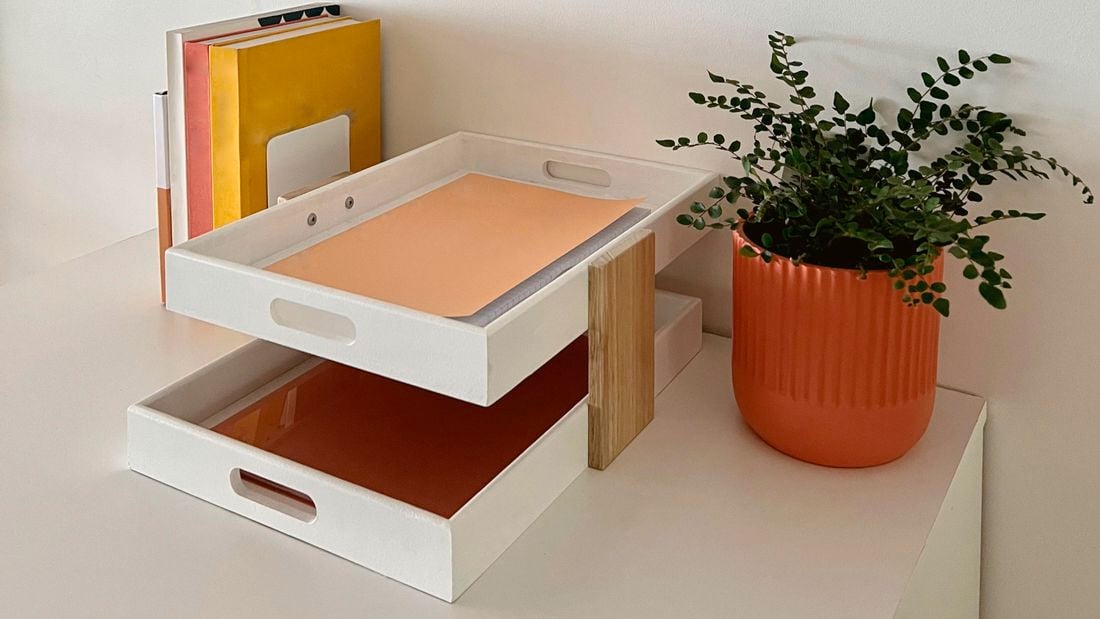 How To Make A Timber Desktop Paper Tray - Bunnings Australia