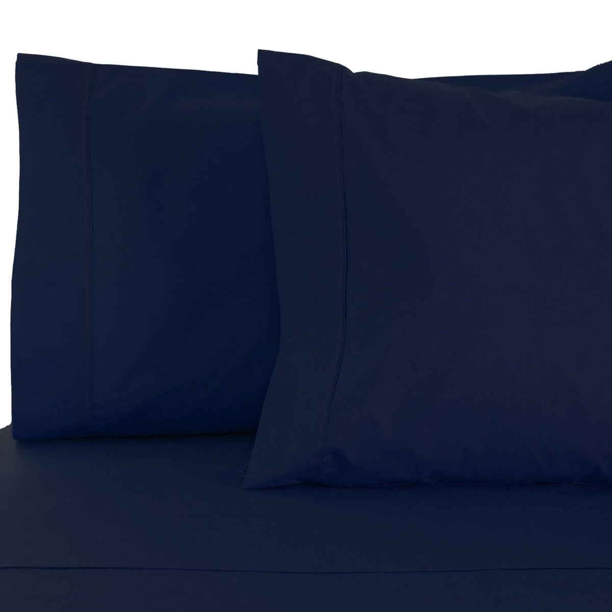 Jenny Mclean Porto Sheet Set 100% Cotton Queen 400TC - Navy - Bunnings Australia