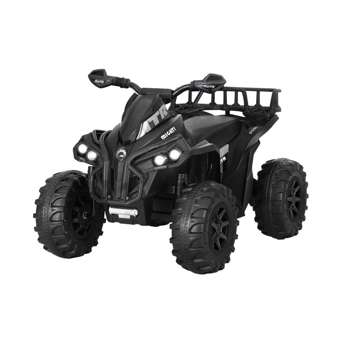 Rigo Kids Ride On Car ATV Quad Toy 12V Black - Bunnings Australia