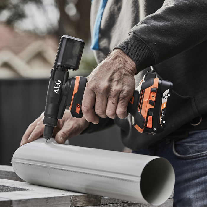 AEG 18V 4.8mm Compact Rivet Gun - Skin Only - Bunnings Australia