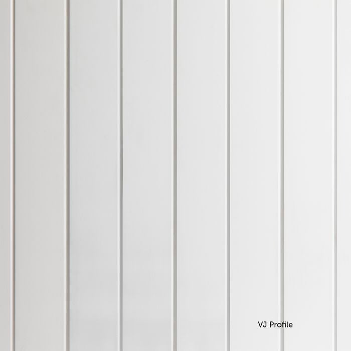 Porta 133x12mm 2.7m White Primed Pine Portaline VJ & Regency (2x ...