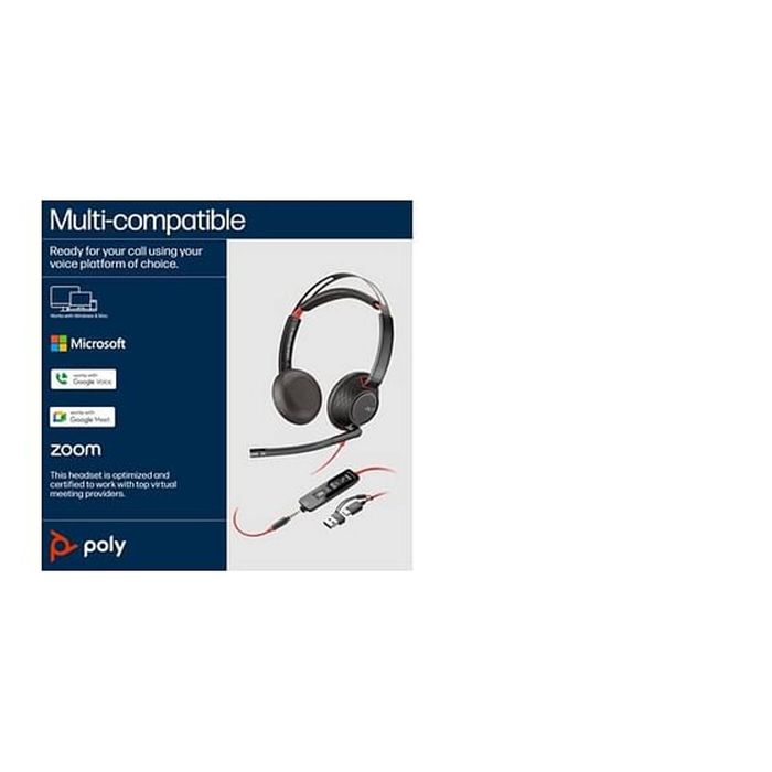 HP Poly Blackwire 5220 USB-C Headset [8X231AA] - Bunnings Australia
