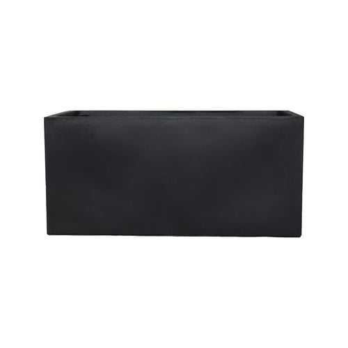 Northcote Pottery 80cm Black Emmerson Trough - Bunnings Australia