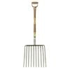 Cyclone Galvanised Dee Handle 10 Tine Mulch & Bark Fork - Bunnings ...
