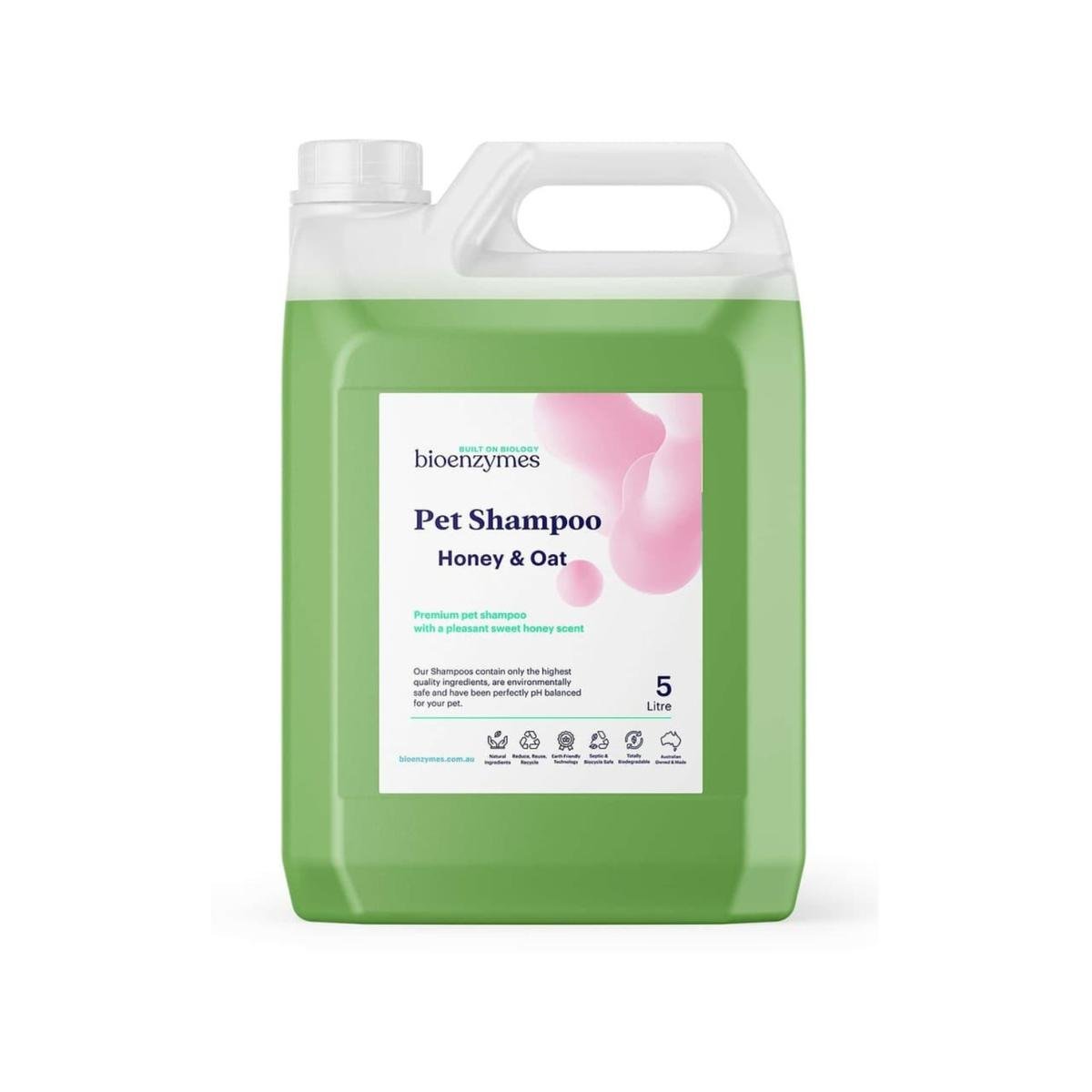 BioEnzymes Pet Shampoo Honey & Oat 5lt - Bunnings Australia