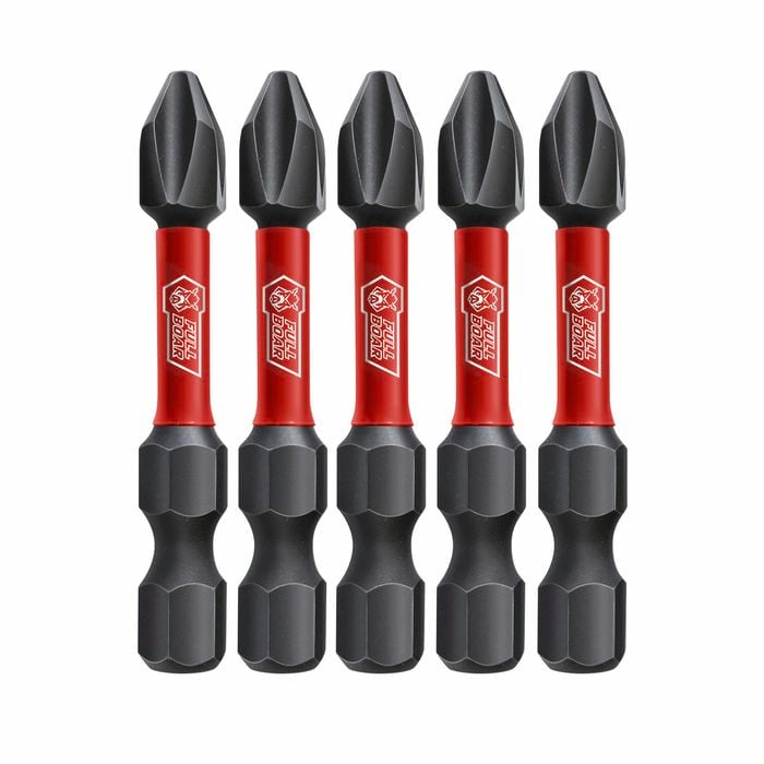 Full Boar PH2 x 50mm Impact Torsion Bit - 5 Pack - Bunnings Australia