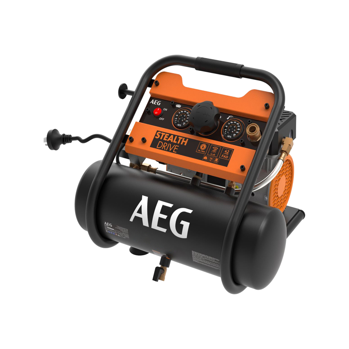 AEG 0.75HP 6L Silent Drive Air Compressor AC756S - Bunnings Australia