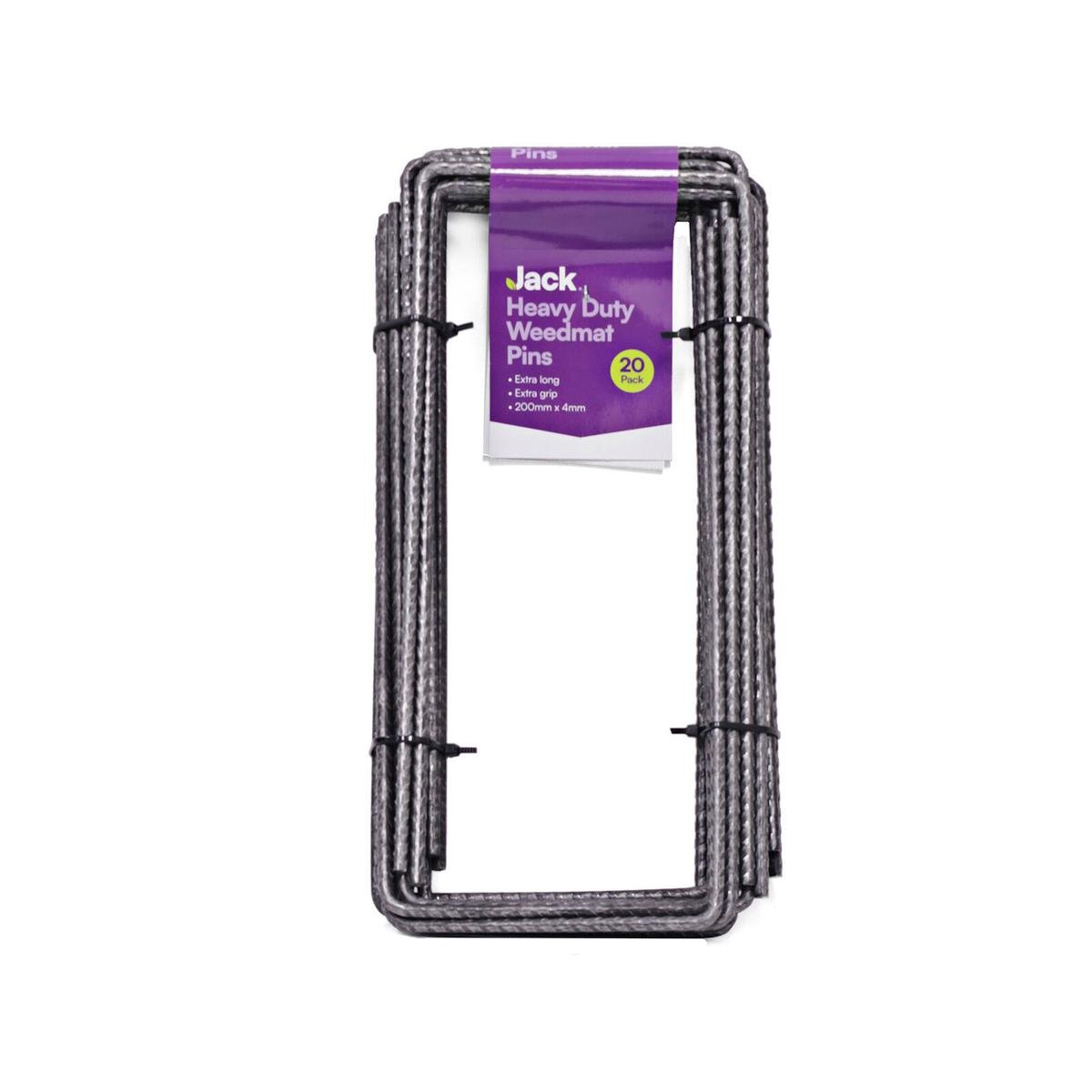 Jack Heavy Duty Weedmat Pins - 20 pack - Bunnings New Zealand
