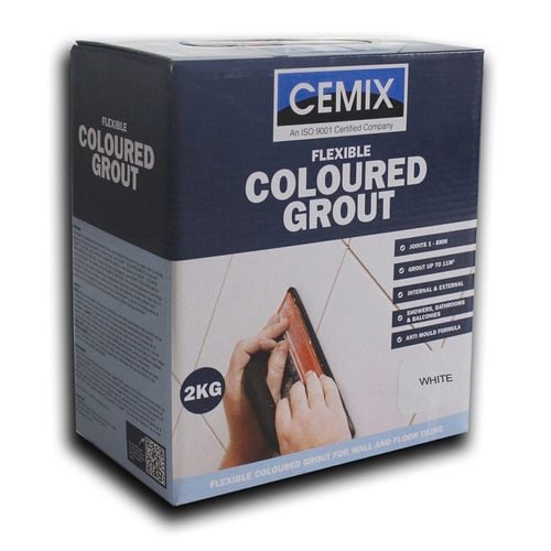 Cemix 2kg White Ultrafine Tile Grout - Bunnings New Zealand