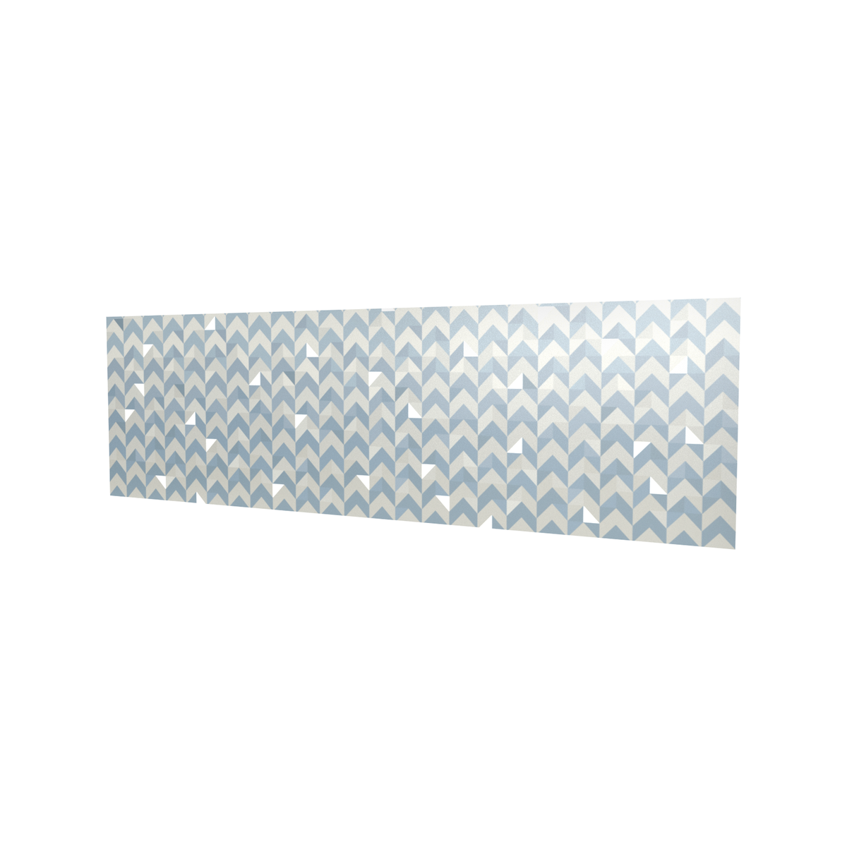 Bellessi 650mm x 895mm x 5mm Motiv Glass Filler Panel - Herringbone ...
