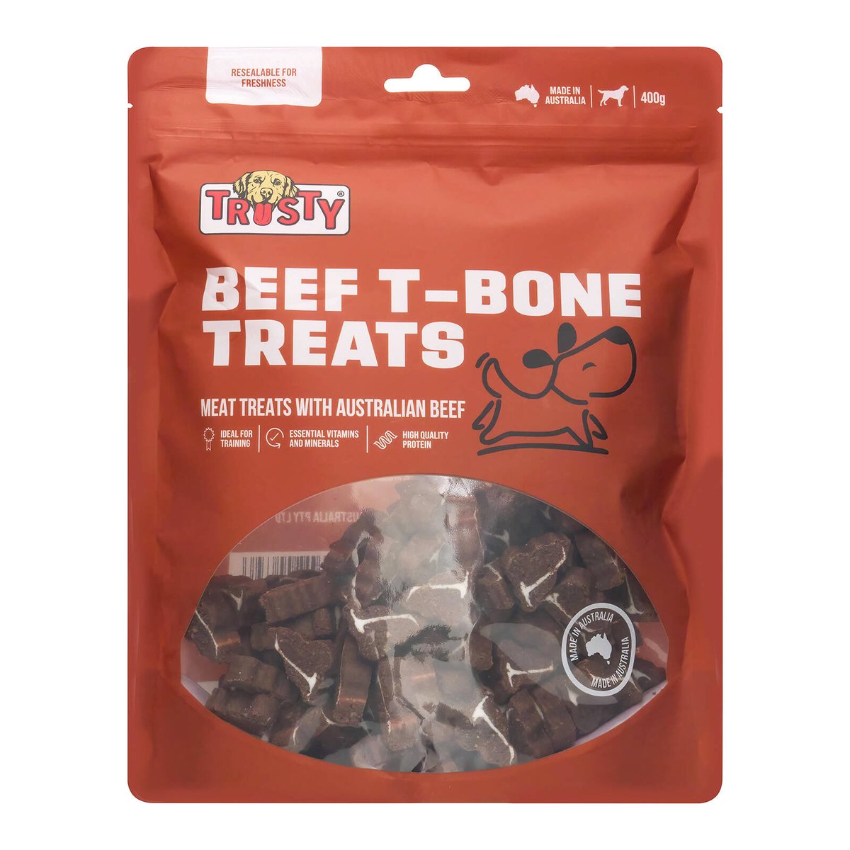 Trusty 400g Dog Beef T-Bone Treats With Marrowbone - Bunnings New Zealand