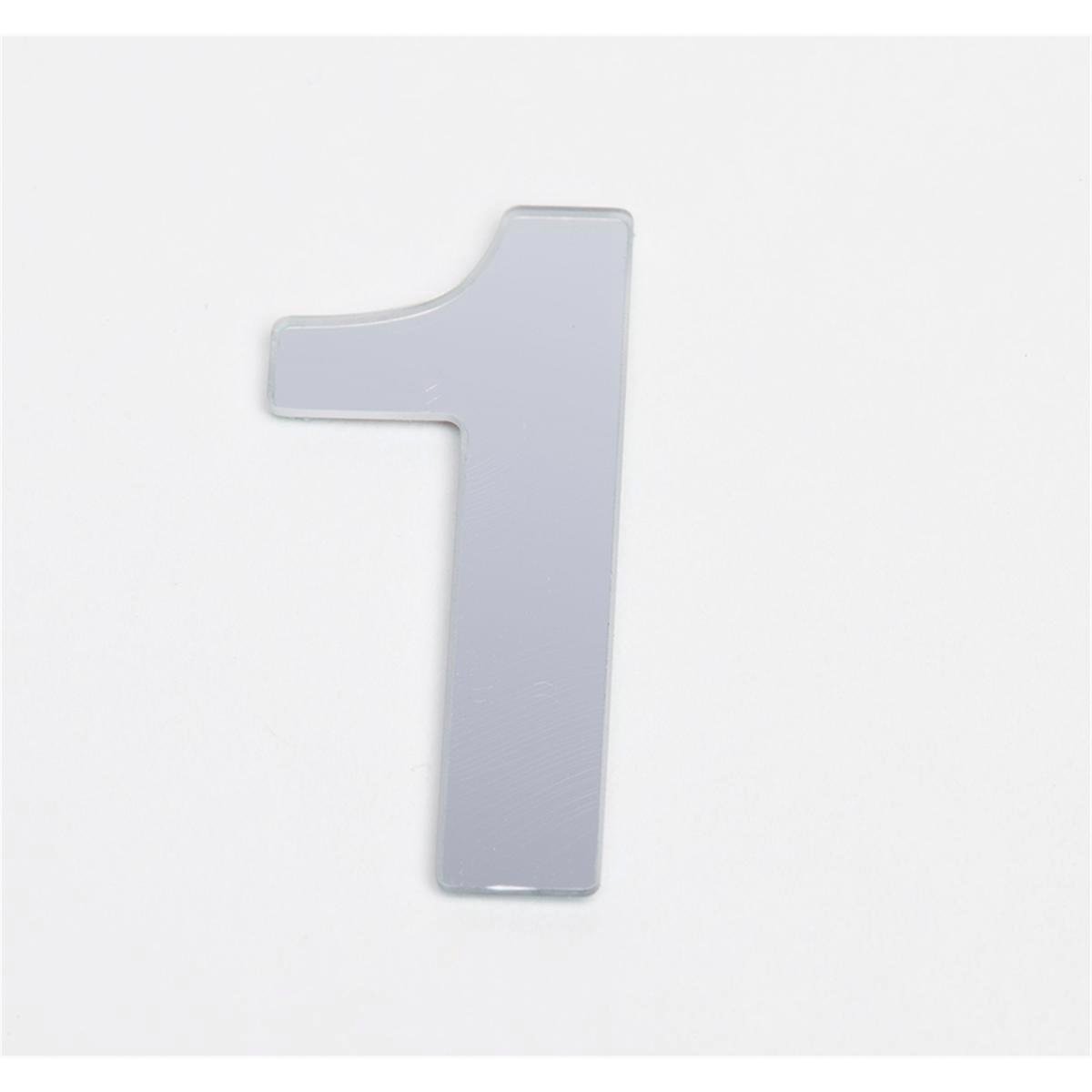 Sandleford Self Adhesive Number "1" 25mm Silver - 1 - Bunnings New Zealand