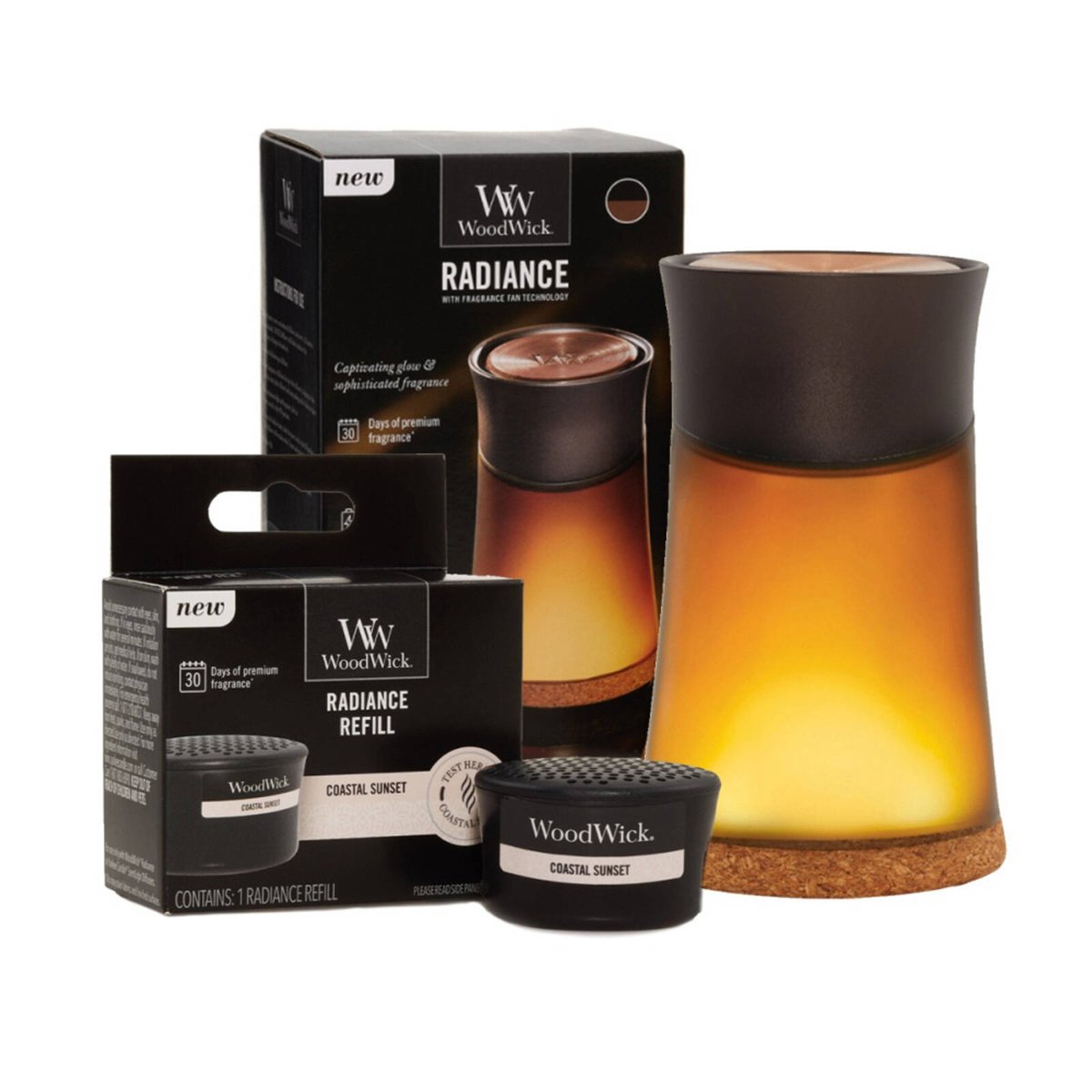 WoodWick Battery-Operated Radiance Diffuser Kit 11.7x20.9cm - Brown ...