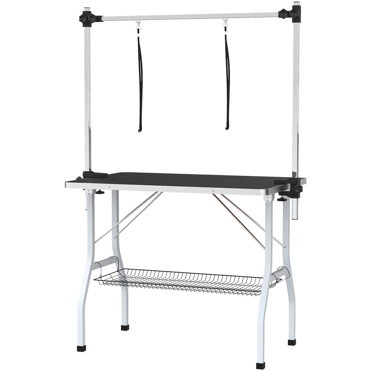 Advwin Pet Grooming Table Dogs Cats Salon Table 2 Loops - Bunnings ...