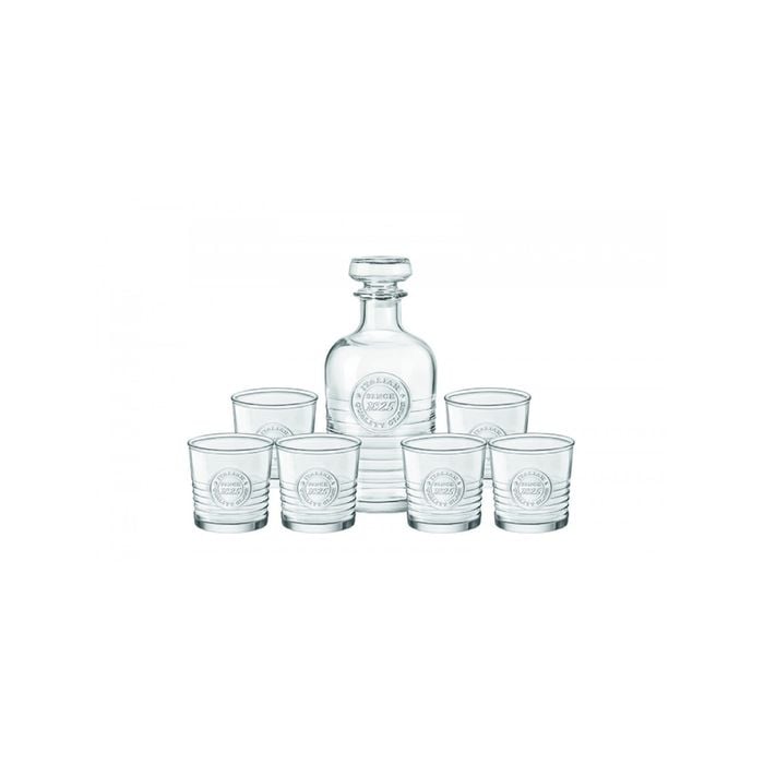 Bormioli Rocco Officina 1825 7 Piece Decanter and Glasses Set - Bunnings Australia