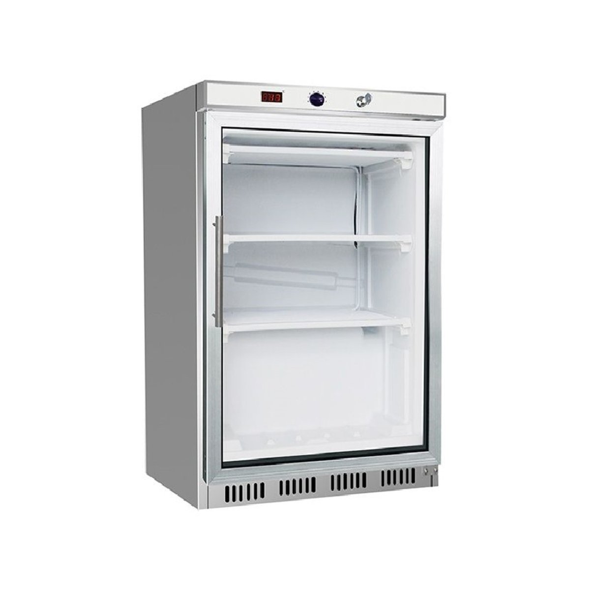 HF200G S/S Display Freezer with Glass Door - Bunnings Australia
