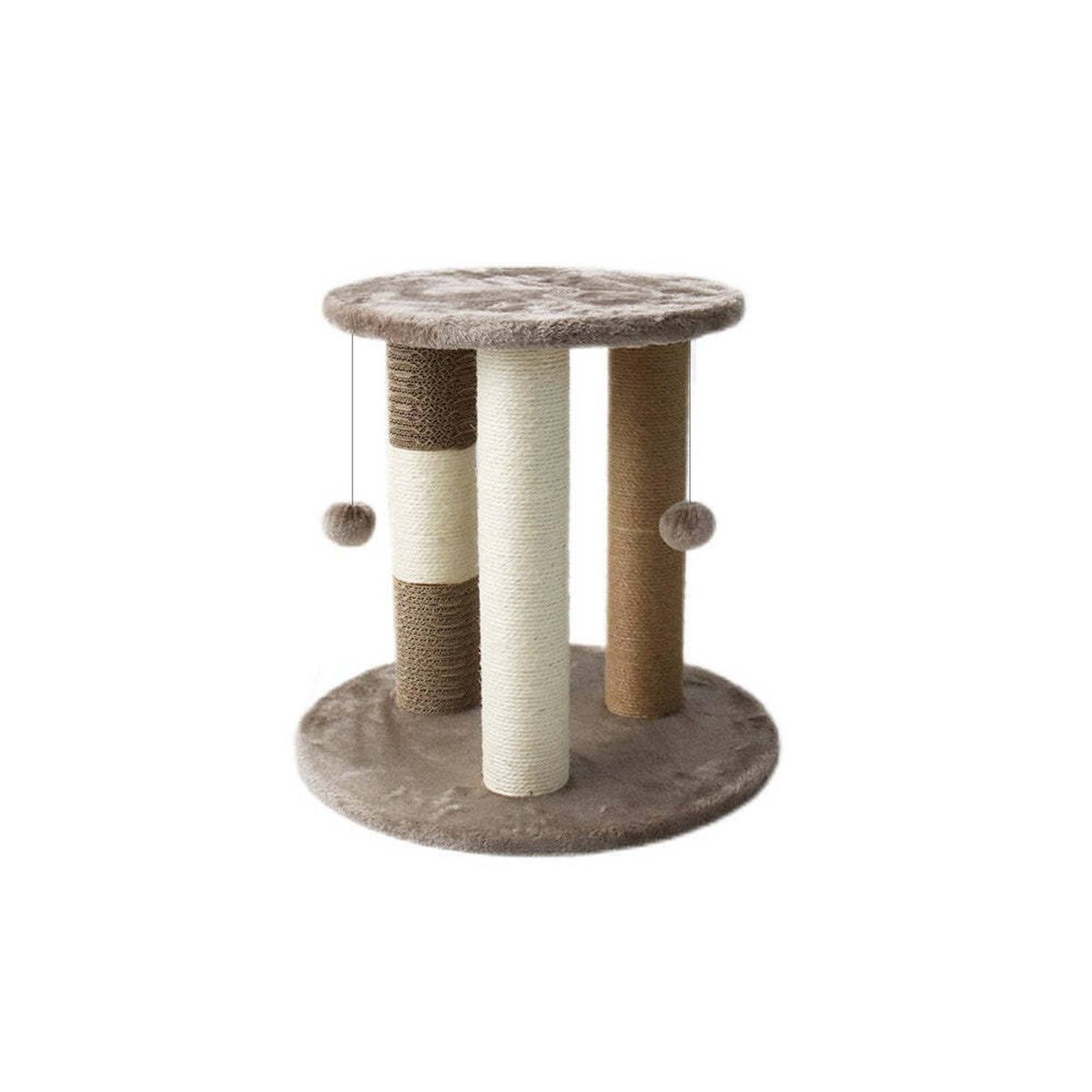 Catio Multiple Cat Scratching Post w/ Hanging Ball Toy Perch - Bunnings ...