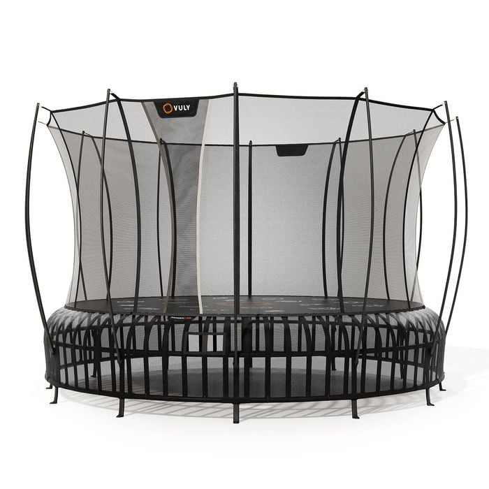 VULY Thunder 2 Pro Extra Large 16ft Springless Trampoline with Enclosure - Round Kids ...