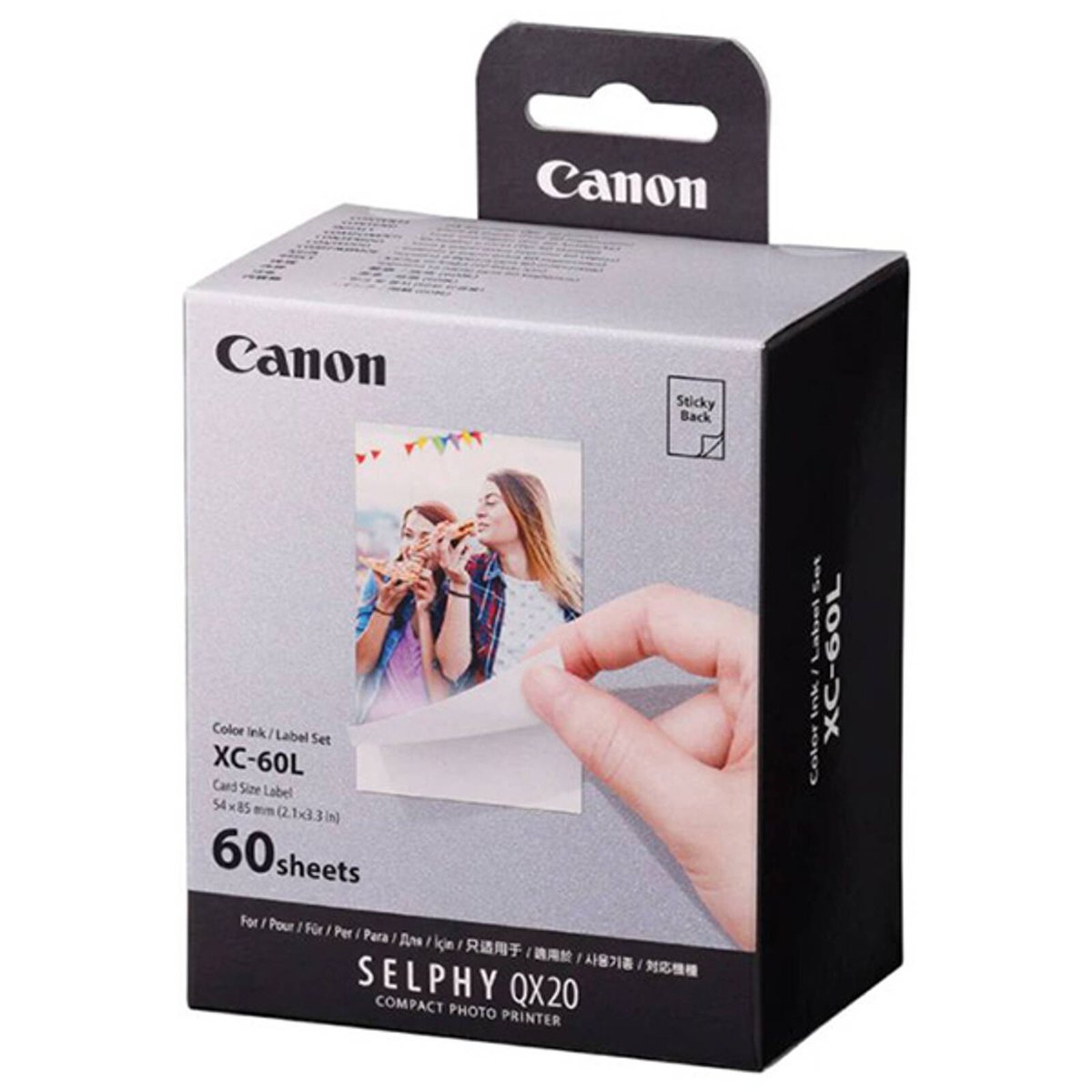 Canon XC-60L Card Size Label For QX20 - 60 Sheets - Bunnings Australia