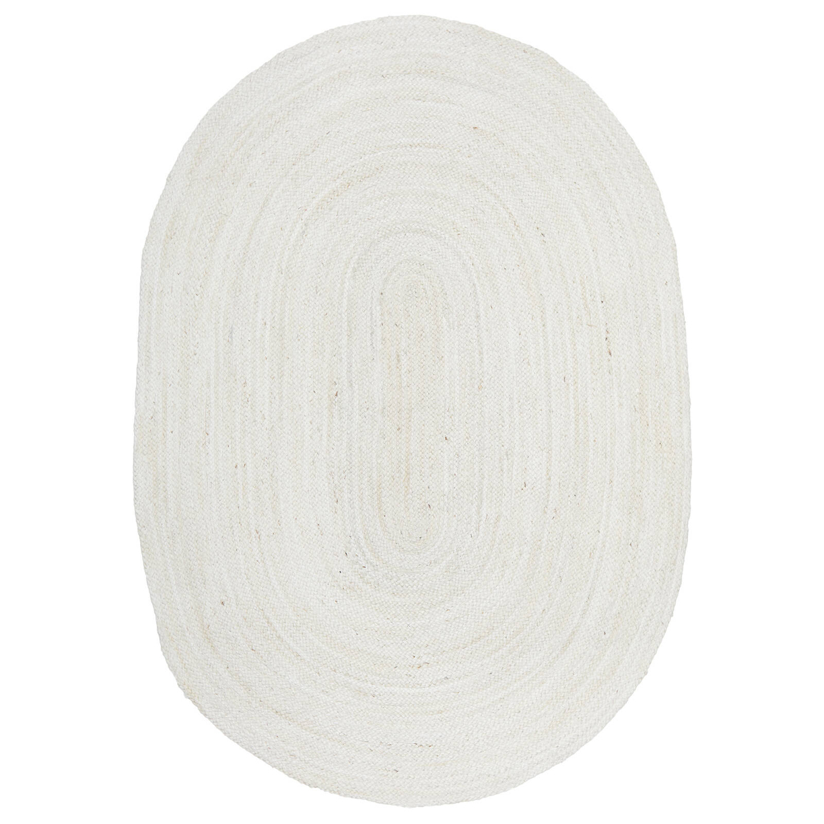 Bryn White Oval 280X190Cm Rug - Bunnings Australia