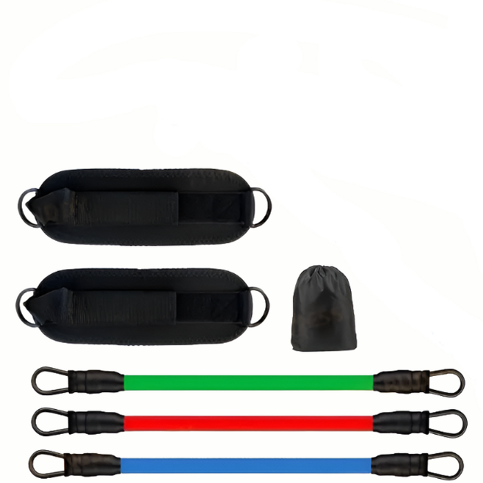 NNETM 5 pack TPE Ankle Resistance Bands - Leg & Hip Training Essentials ...