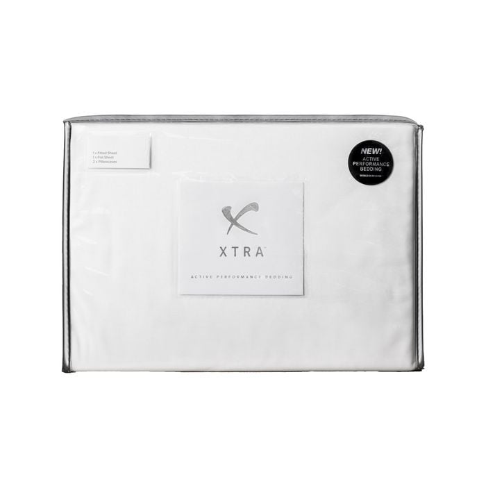 Xtra - Active Performance Sheet Sets Queen White - Bunnings Australia