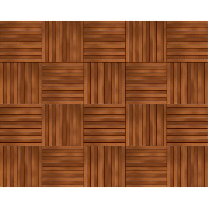 5580 x 4464mm Modular Decking Merbau 20 Panel Kit - Bunnings Australia