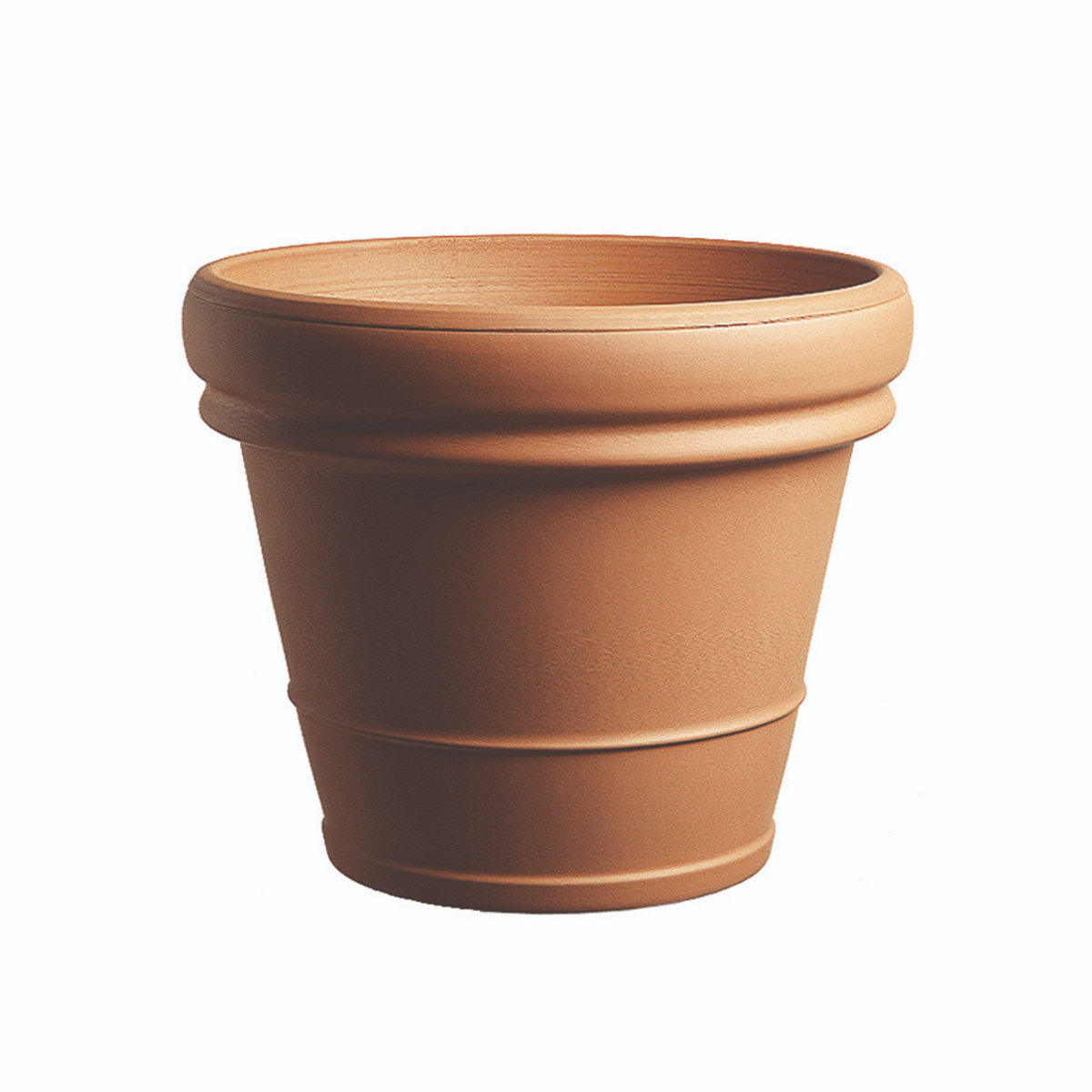 Northcote Pottery 50cm Italian Terracotta Rolled Rim Pot - Bunnings ...