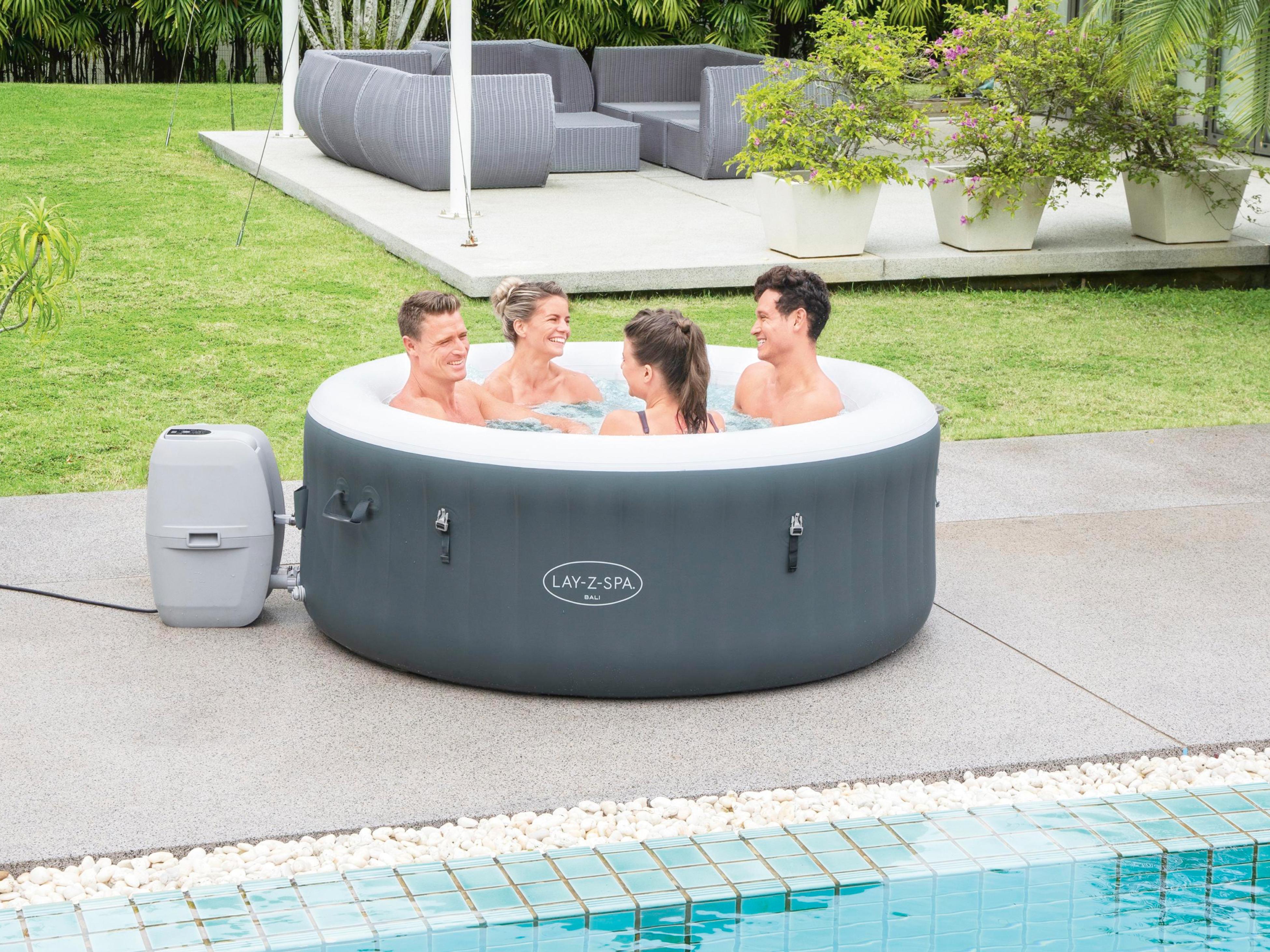 Inflatable spa pool store