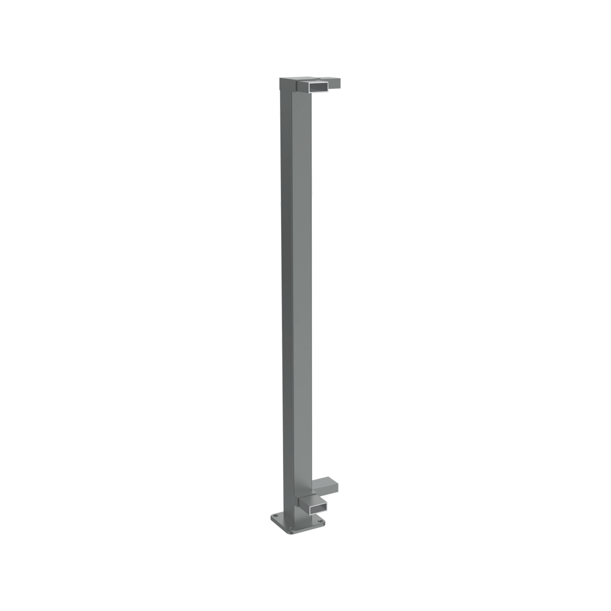 ProtectorAl 1010 mm H Monument Aluminium Flanged 90° Balustrade Post ...