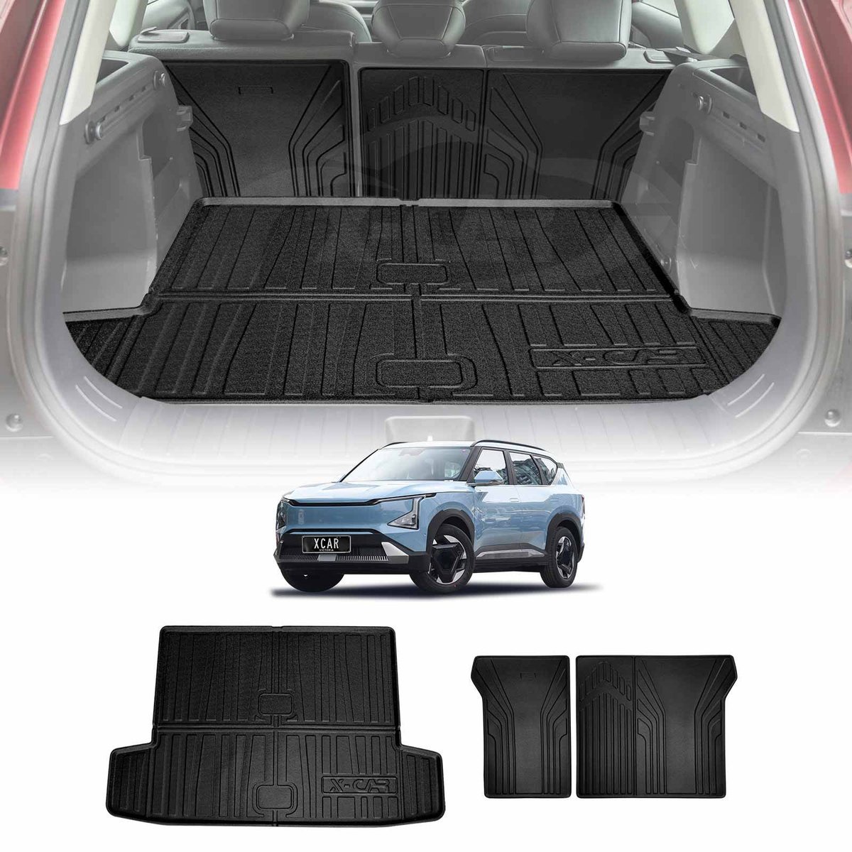 Boot Liner Back Seat Protector for Kia EV5 2024-Onwards All Weather ...