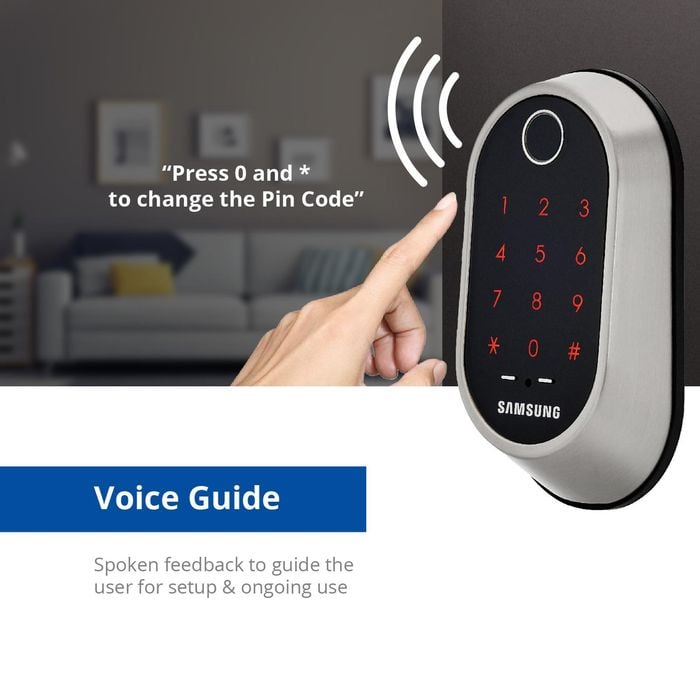 Samsung Smart Wi-Fi Fingerprint Deadbolt Door Lock - Bunnings Australia