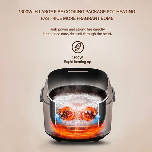 Midea 5L Multi-function IH Rice Cooker 1300W LED Display Automatic Keep ...