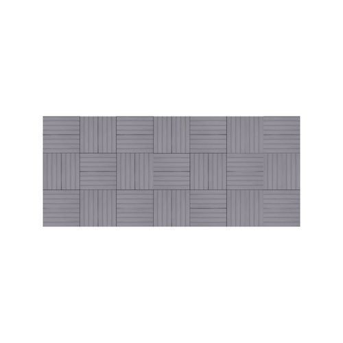 8008 x 3432mm Modular Decking Alpine Ash Composite Ekodeck Designer 21 ...