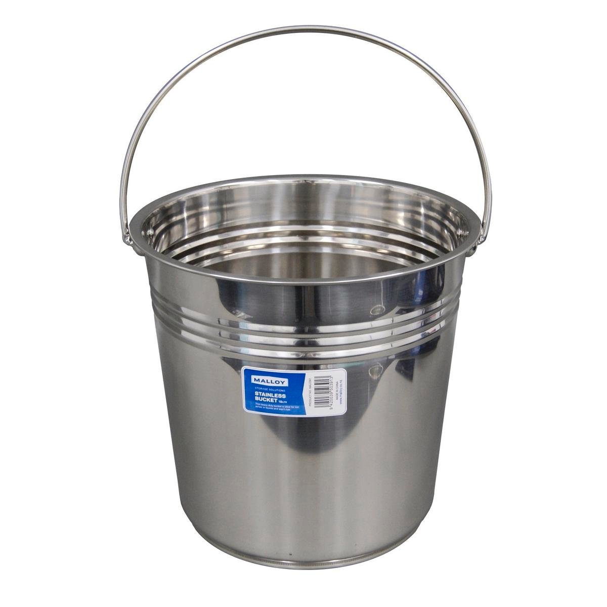 Malloy 9L Stainless Steel Bucket - Bunnings New Zealand