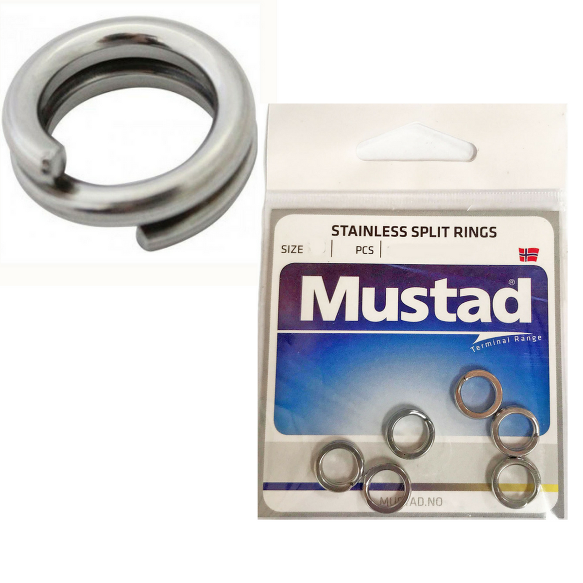 Mustad SS SPLIT RINGS #4.8 10KG 10 Pieces - Bunnings Australia