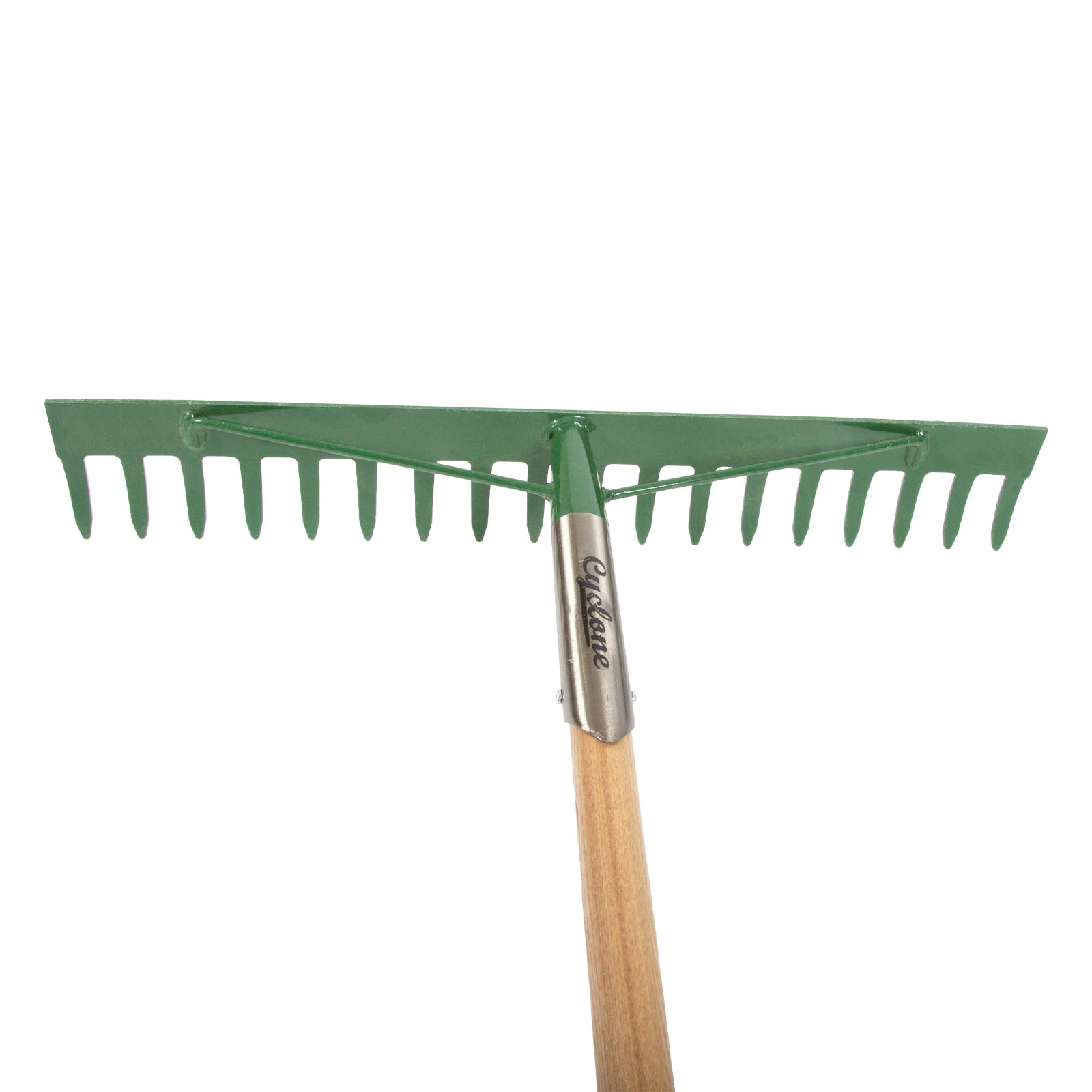 Cyclone 18T Trade Rake with Timber Handle Bunnings Australia
