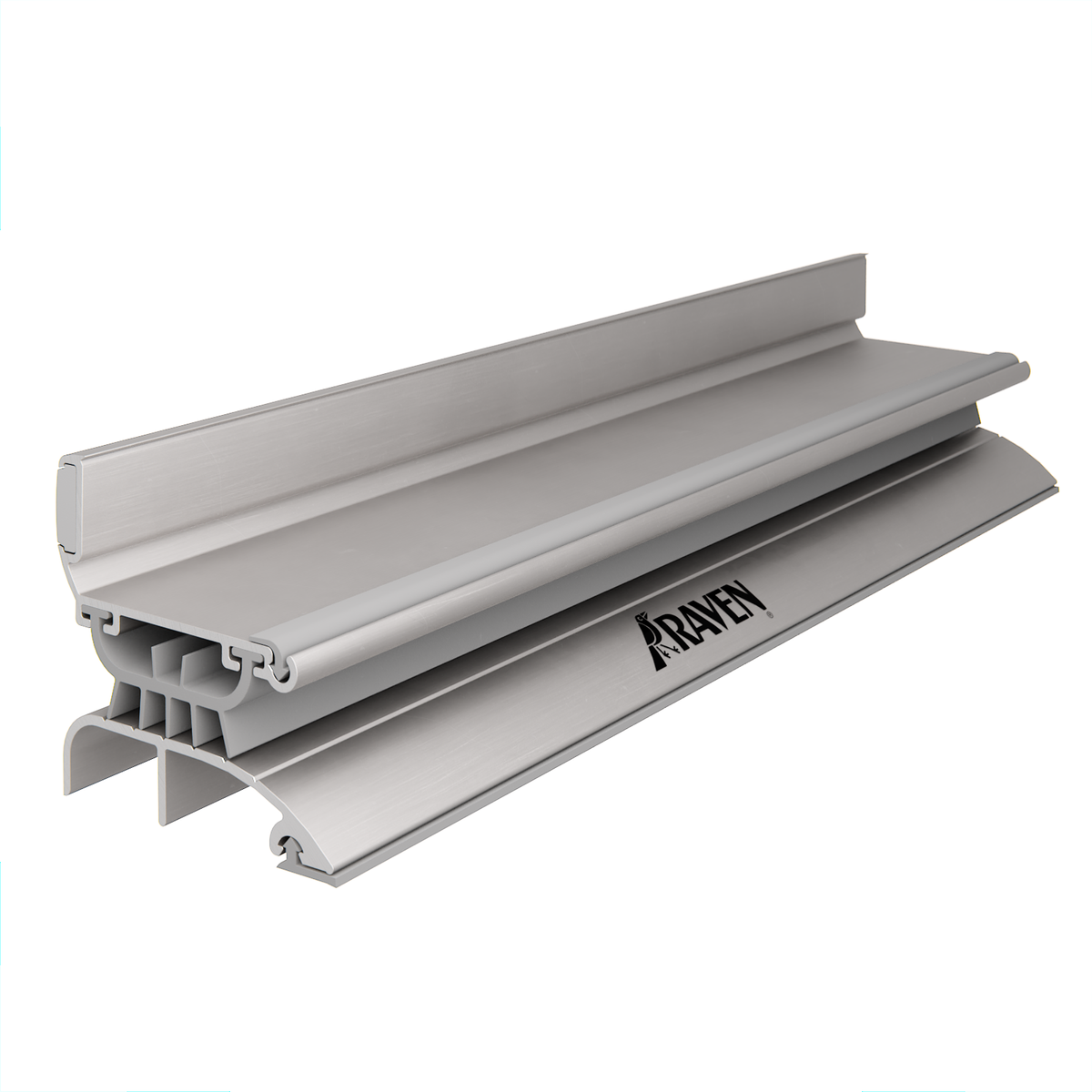 Raven RP4 Door Bottom Clear 926mm - Clear Anodised - Bunnings Australia