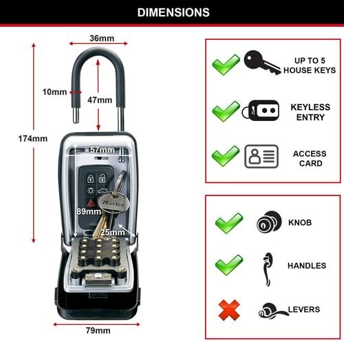 Master Lock Select Access Push Button Key Safe - Bunnings Australia
