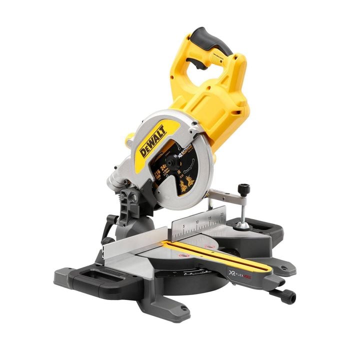DeWALT 54V XR Flexvolt 216mm Cordless Mitre Saw DCS777N-XJ - Skin Only ...