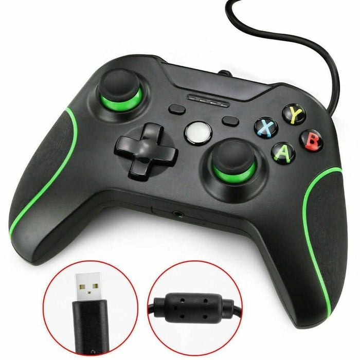 Wired USB Controller Gamepad Compatible for Microsoft Xbox One / Slim ...