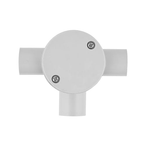 DETA 20mm 3-Way T-Shaped Conduit Junction Box - Bunnings Australia