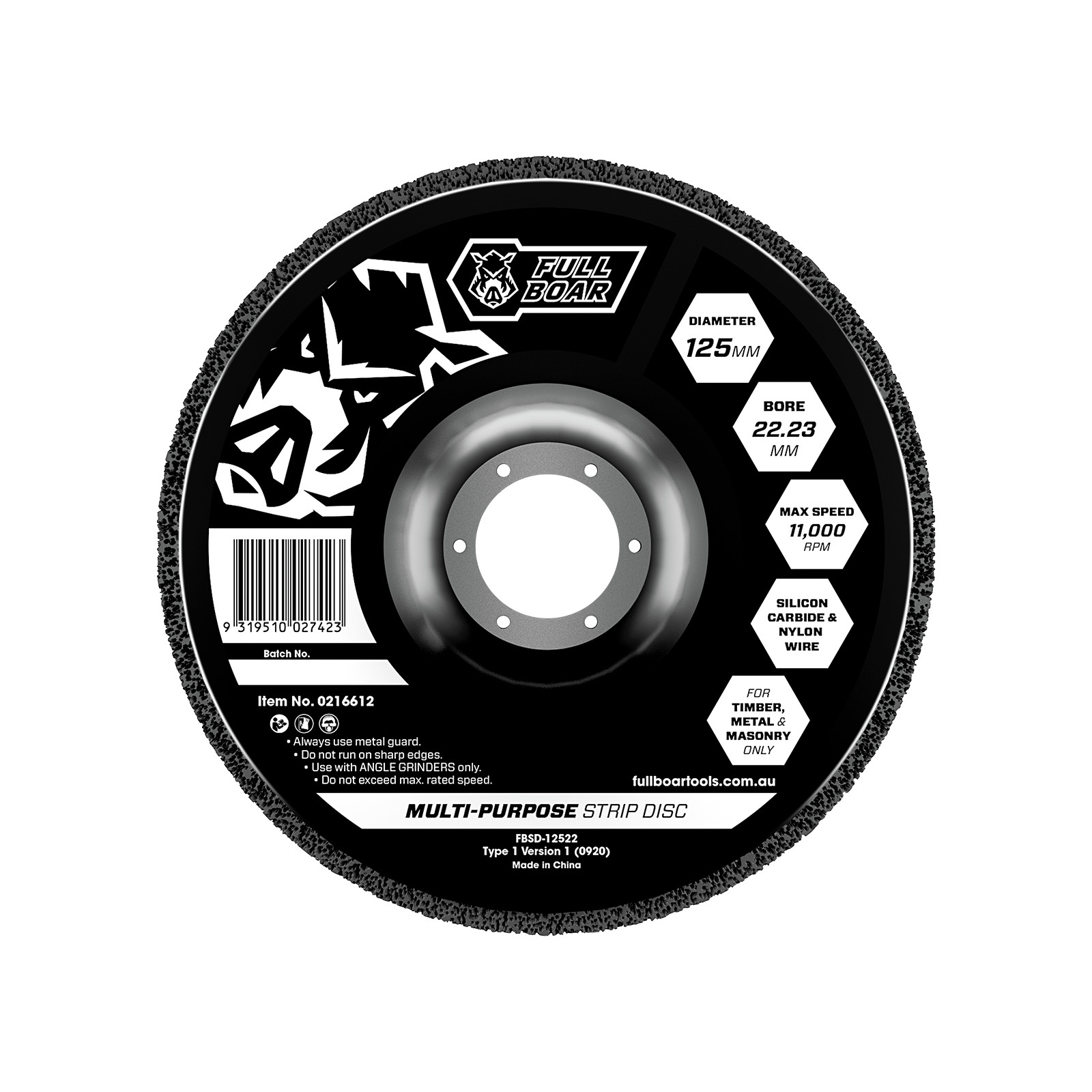 125mm Multi-purpose Strip Disc | Full Boar NZ