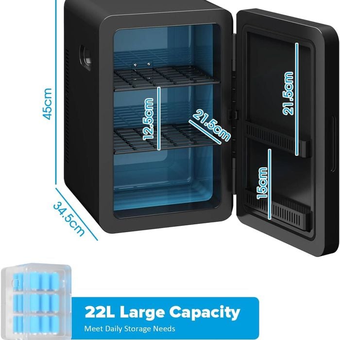 Advwin 22L Camping Fridge Portable Mini Fridge Car Cooler and Warmer ...