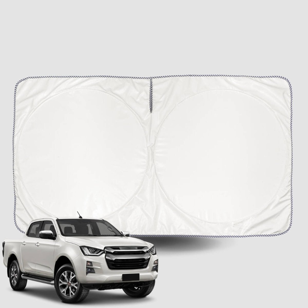 Windscreen Sun Shade for Isuzu® D-Max Space Cab 2013-2020 Universal Fit ...