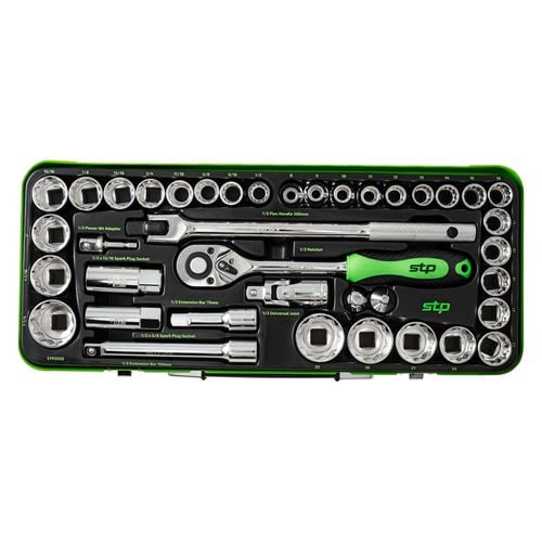 Supatool Premium 39 Piece 1/2" Drive Socket Set - Bunnings New Zealand
